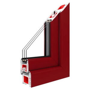 Fenster Dunkelrot Renolit 3081 – Elegant und kraftvoll - fensterblick.de