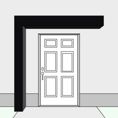 Vordächer mit L-Form | Zahlreiche Varianten - fensterblick.de