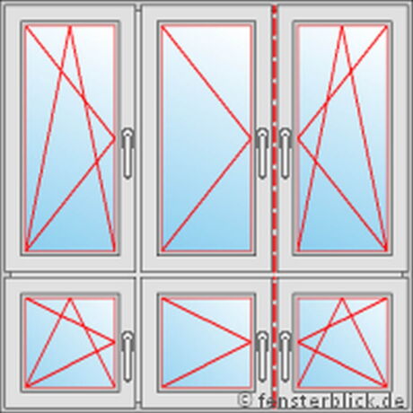 Dreiflügelige Fenster kaufen | Fenster dreiteilig nach Maß ...