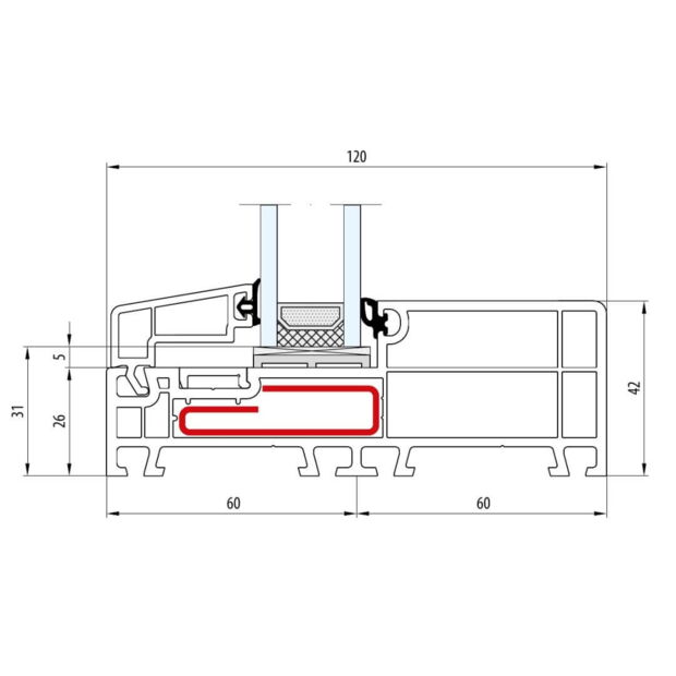 Detailzeichnungen Kunststofffenster aluplast IDEAL Nordline ...